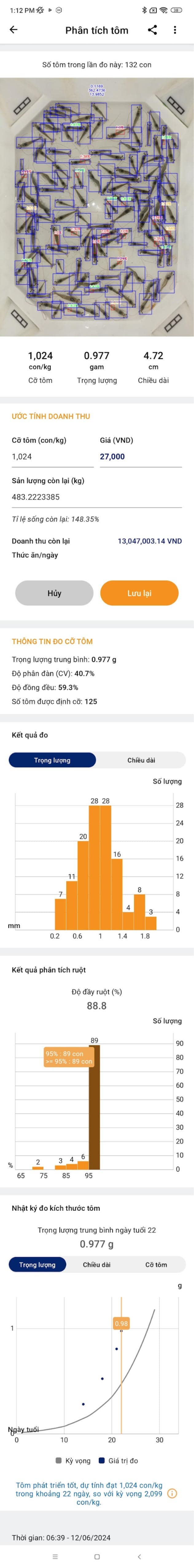 Giải pháp giám sát tăng trưởng của tôm - TOMOTA S3